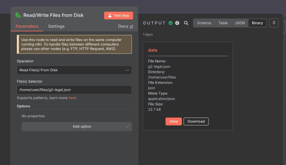 How to access local data in n8n by reading files from server | Beyond the Code